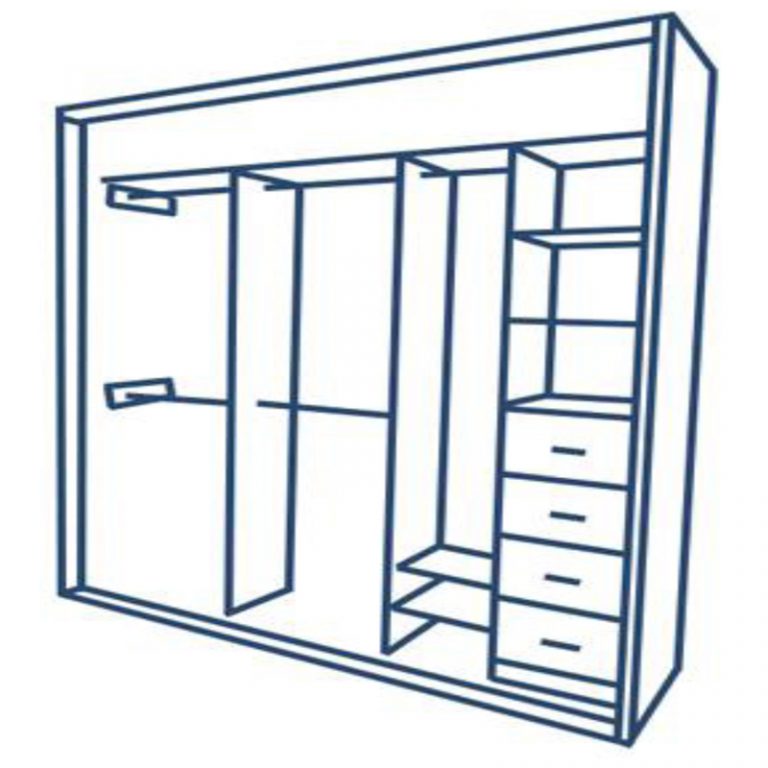 Wardrobe Layouts » Custom Built Wardrobes